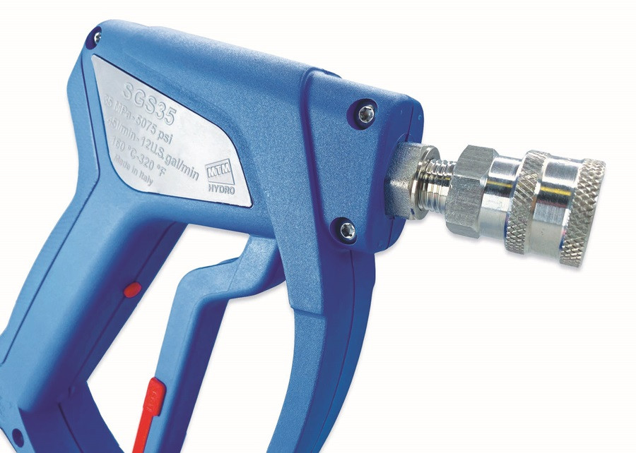 MTM Acqualine SGS35 Spray Gun | Stainless Swivel & QC's