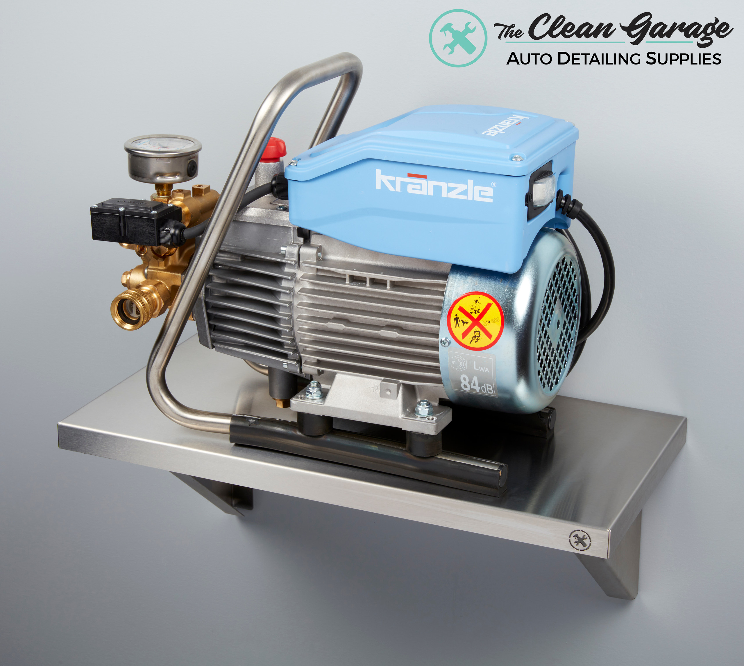 The Clean Garage Stainless Steel Wall Mount Pressure Washer Shelf | 20 ...