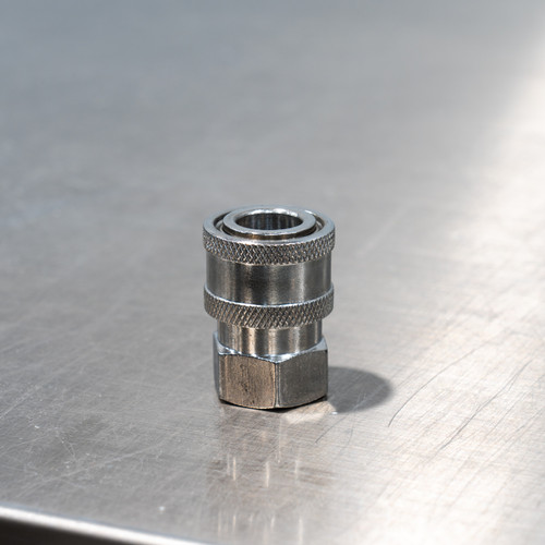 MTM 1/4" Female Quick Connect Coupler | Stainless Steel