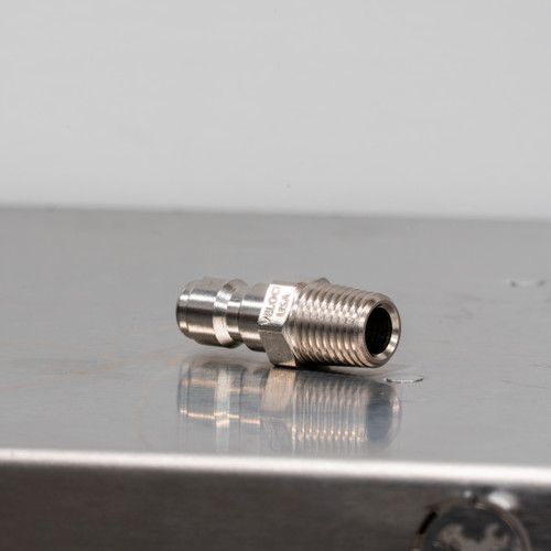 Prima 1/4" Male Stainless Steel Quick Connect Plug NPT | Made in the ...