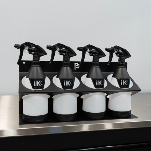 Poka Premium Wall Mount Detail Bottle Spray Holder | Holds 4 Large 1.5L ...