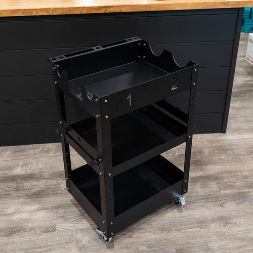 Poka Premium Detailing Trolley Pro | 3 Level Detail Cart on Wheels