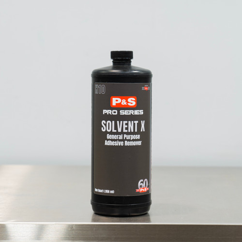 P&S Solvent X 32oz | General Purpose Adhesive Remover | The Clean Garage
