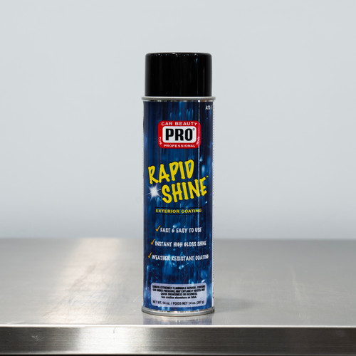 PRO Rapid Shine 14oz | Aerosol High Gloss Tire Shine | The Clean Garage