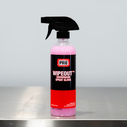 PRO WIPEOUT Spray Gloss 16oz | Detail Spray | The Clean Garage