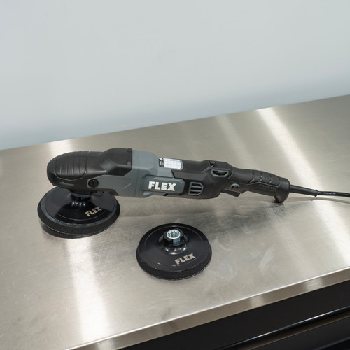 Flex 120v Brushless Rotary Polisher | With 5" & 6" Backing Plates | The ...