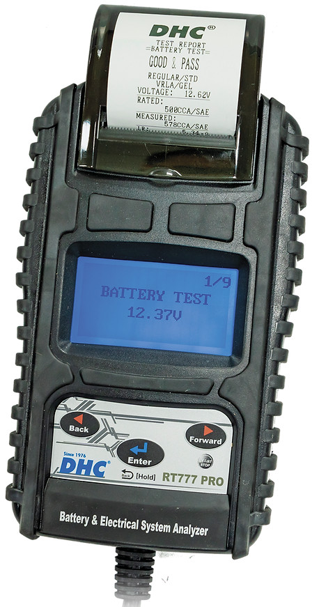 DHC RT777 Battery & Electrical System Analyzer