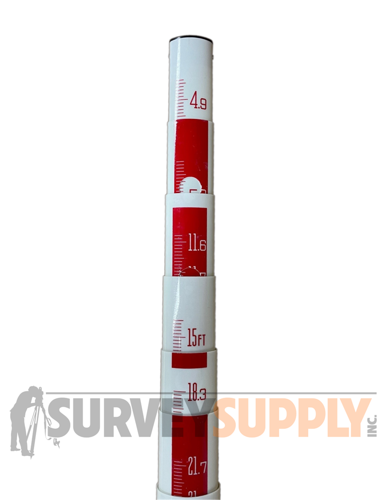 Seco 25' SK Oval Fiberglass Leveling Rod | Choose your Graduation