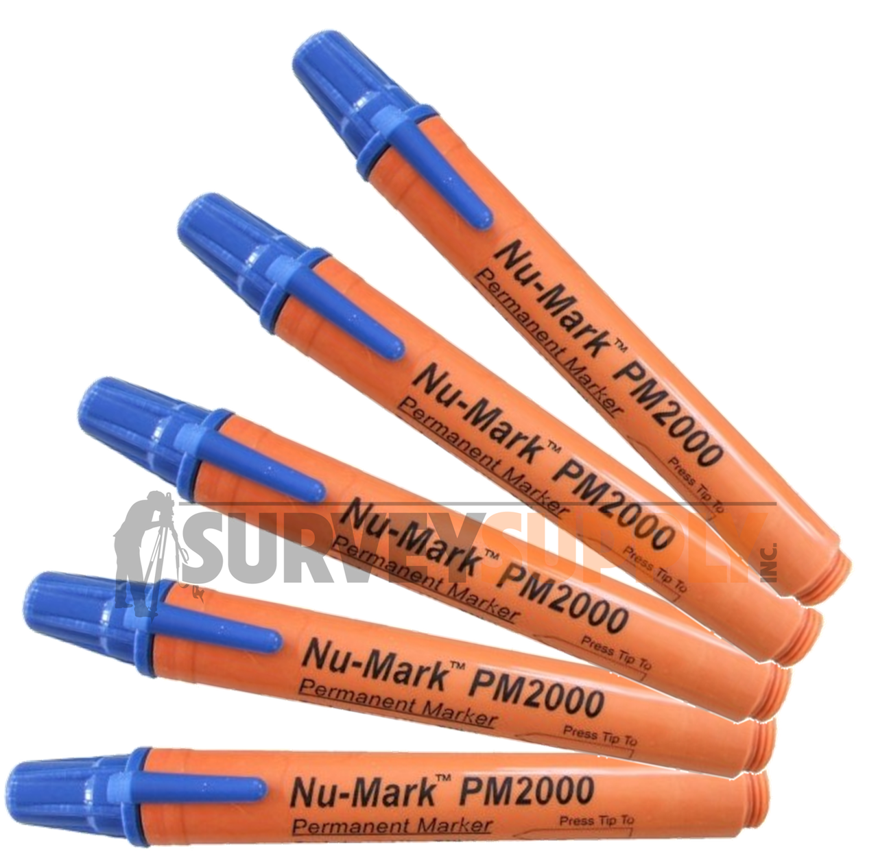 Nu-Mark PM2000 Permanent Marker: The ORIGINAL! - BLUE (Box of 12 ...