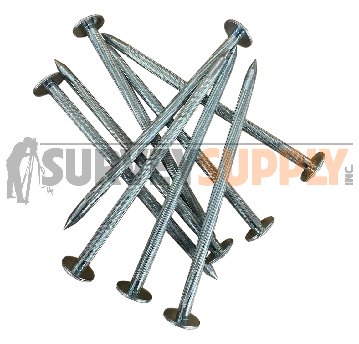 Mag Spikes - 8" | Magnetic Spikes | Survey Supply, Inc.