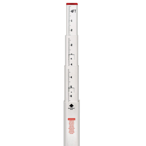David White's SitePro 13' CR Construction Series Fiberglass Leveling Rod