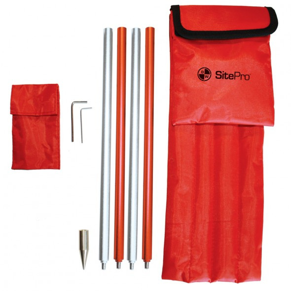 SitePro Mini Prism Stakeout Pole System (#03-1518-R) - Survey Supply, Inc.