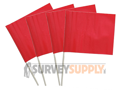 Red Marking Flags | Red Stake Flags | Survey Supply, Inc.