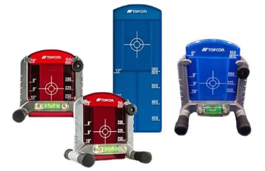 Topcon Adjustable Target Kit | Red or Blue Targets