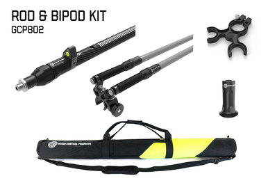 2 m Carbon Fiber Snap Lock Rover Rod & Aluminum Bipod Kit (#GCP802 ...