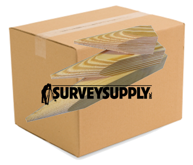 Wooden Survey Hubs - Pencil Point (2" x 2" x 6") - Box of 100