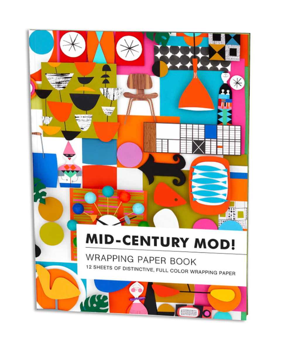 Mid-Century Mod Wrapping Paper Book - MFA Boston Shop | Gifts from the ...