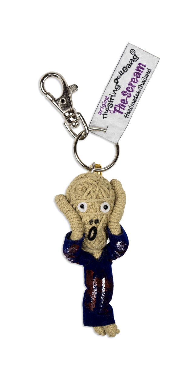 Scream String Doll Keychain - MFA Boston Shop | Gifts from the Museum ...