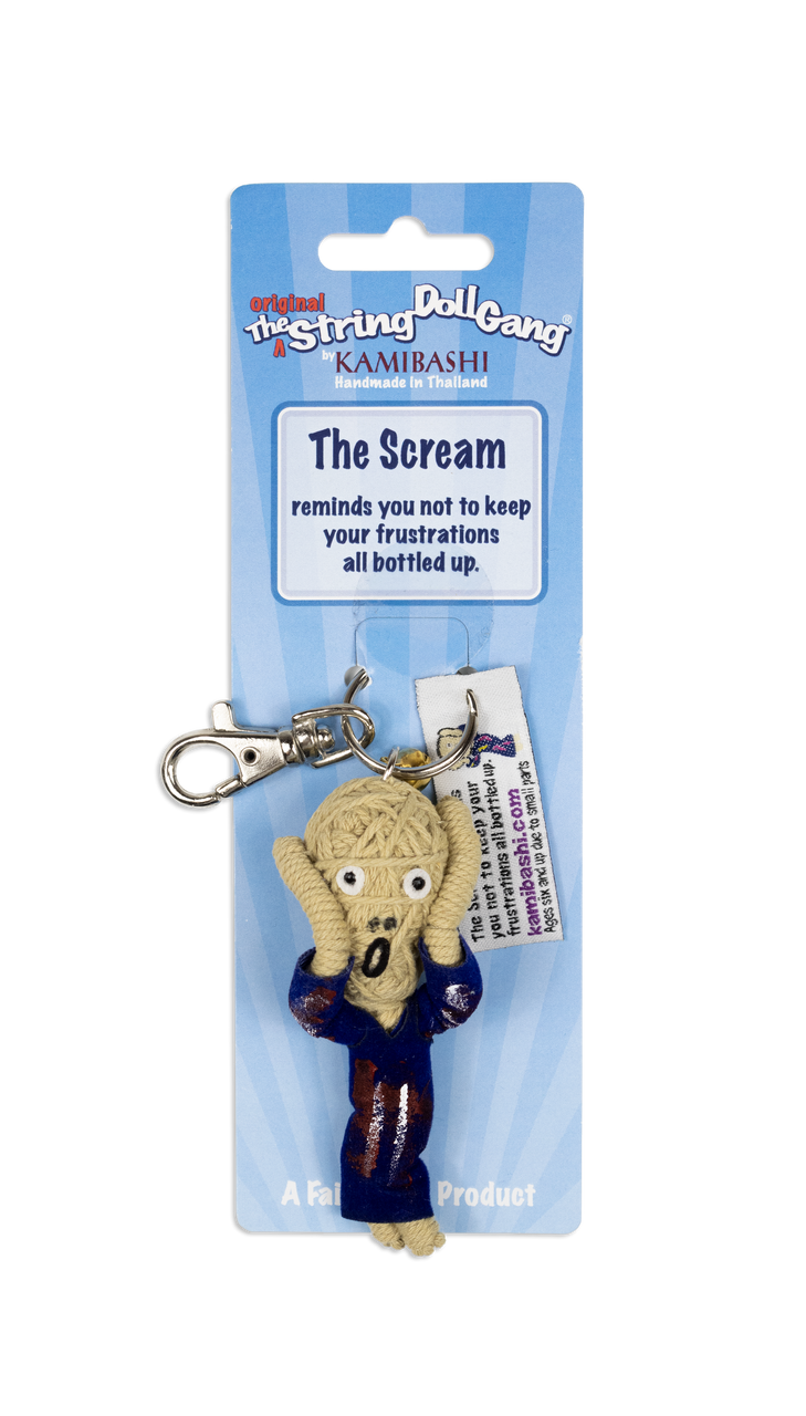 Scream String Doll Keychain - MFA Boston Shop | Gifts from the Museum ...