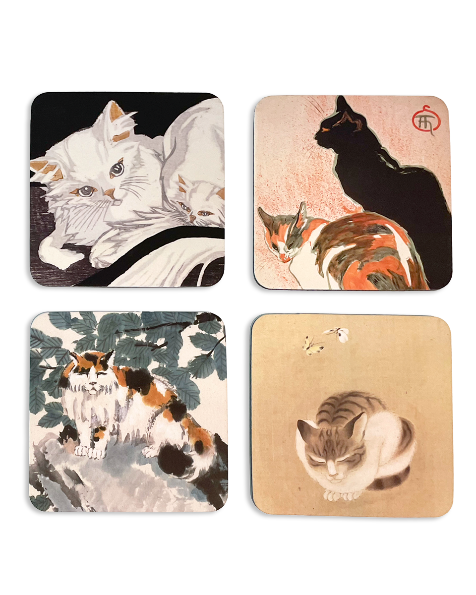 Cats Coaster Set 4 - MFA Boston Shop | Gifts from the Museum of Fine ...