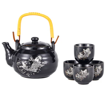 Koi Fish Tea Set - MFA Boston Shop | Gifts from the Museum of Fine Arts ...