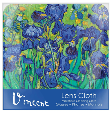Van Gogh Irises Lens Cloth - MFA Boston Shop | Gifts from the Museum of ...