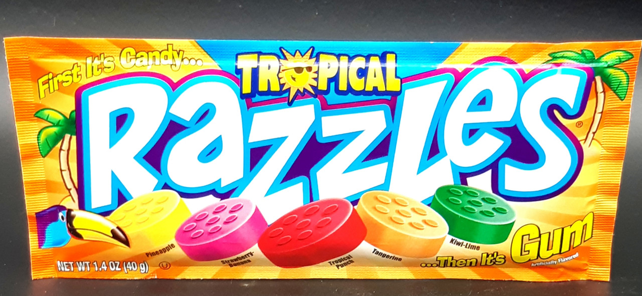 Razzles Tropical Flavor