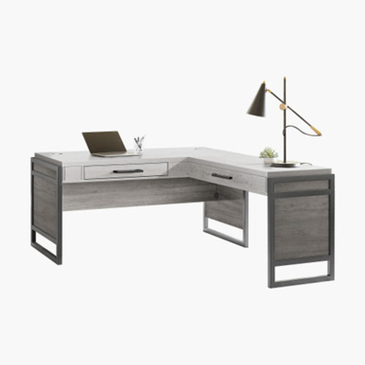 L shaped desk top only store