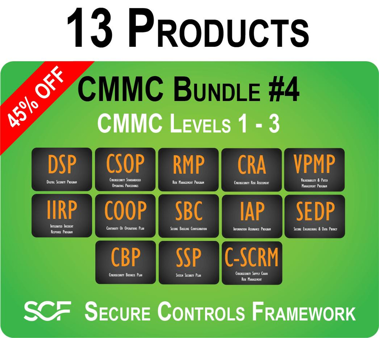 CMMC Bundle 4: Levels 1-3 (DSP & SCF)