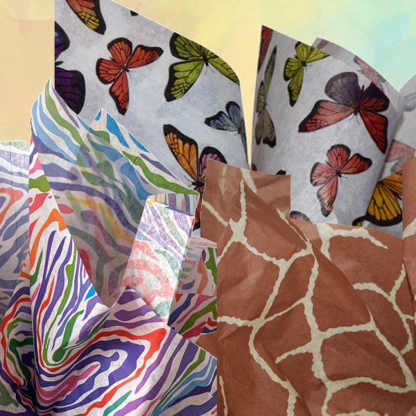 TISSUE WRAP - Patterned Tissue for All Occasions - Animals & Insects ...