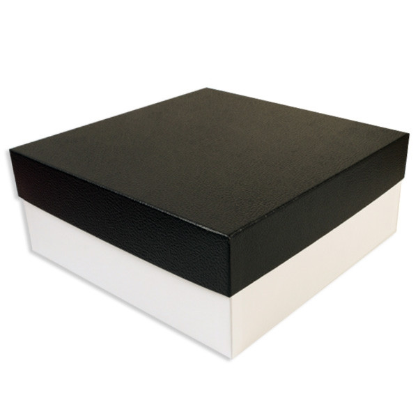 Rigid Set Up Boxes - Top & Base assembled - Tuxedo Black & White