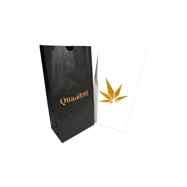 1 Color Printed 2 lb. SOS Paper Bags - White Kraft - 5000 Bags Minimum