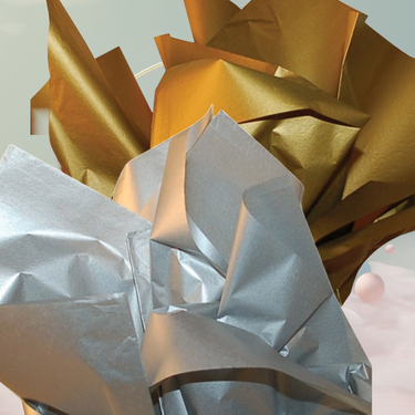 TISSUE WRAP - Metallic Colored Tissue - MADE IN USA - GoGoPak - USA