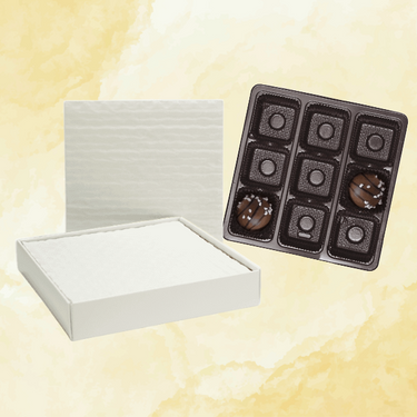 Plastic tray inserts for 8 oz. Candy Boxes