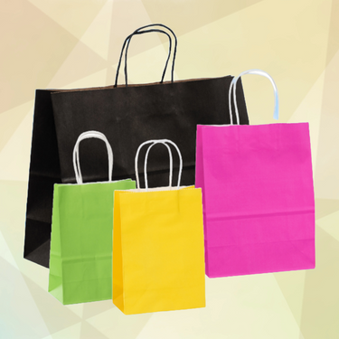 Color Paper Shopping Bags
