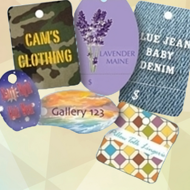 CUSTOM PRINT - Labels and Tags - Full Color Digital Hang Tags - MADE IN ...