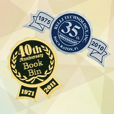 CUSTOM PRINT - Labels and Tags - Anniversary Labels - MADE IN USA ...