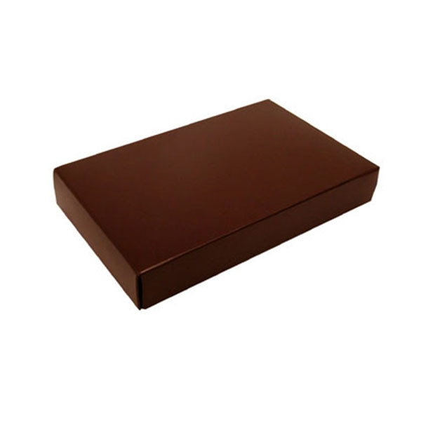 1/2 lb. Chocolate Box Covers-1 Layer-Brown