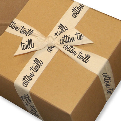 Custom Branded Cotton Twill Ribbons