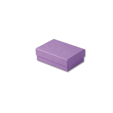 Purple Kraft 3" x 2-1/8" x 1" Jewelry Boxes - 100 Boxes/Pack