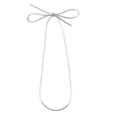 1000 Loops - Elastic Stretch Loops - Silver