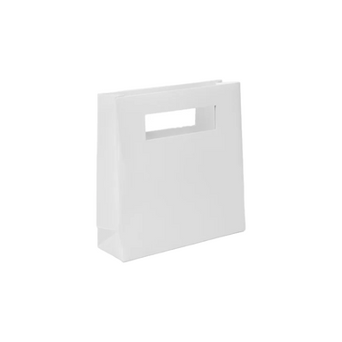 Mod Billboard Bags Mini - 8 x 2 x 8" White 100 Bags/Case