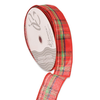 Clarkston Tartan Wired Ribbon