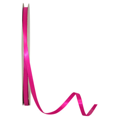 1/4" width Double Face Satin Ribbon - Azalea