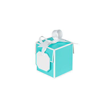 Flipalicious Small Blue Boxes with Ribbon & Tag - Wholesale