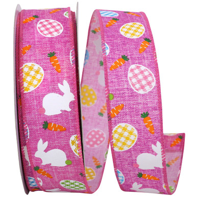 20 Yards - 1.5" Easter Wired Ribbon