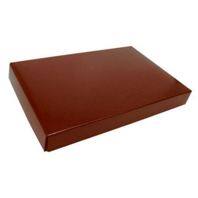 1 lb. Chocolate Box Covers-1 Layer-Brown