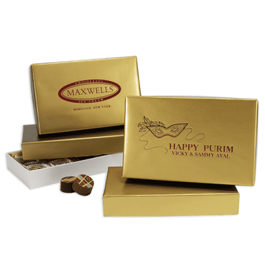 1/2 lb. Rigid Set Up Boxes-Cover & Base Sets-Gold