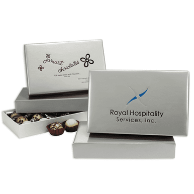 1/2 lb. Rigid Set Up Boxes-Cover & Base Sets-Silver