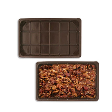 1/2 lb. plastic tray- 1 cavity-for fudge